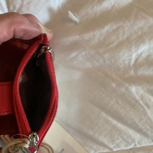 HOBO | Bags | Brand New Hobo Red Bifold Wallet Id Holder | Poshmark